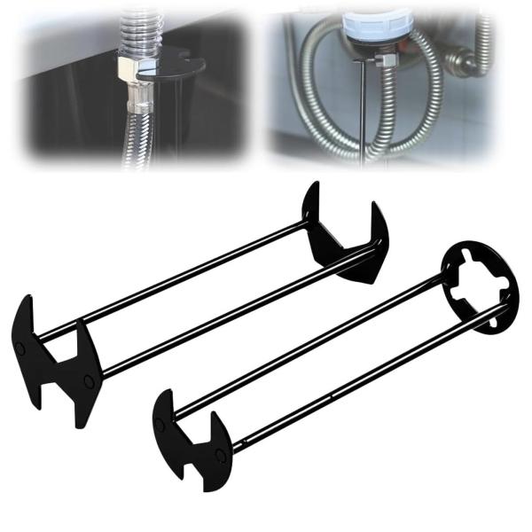 ・Secure Grip Design: Serrated teeth firmly grasp nuts without slipping, protecting fittings from scratches and ensuring ...