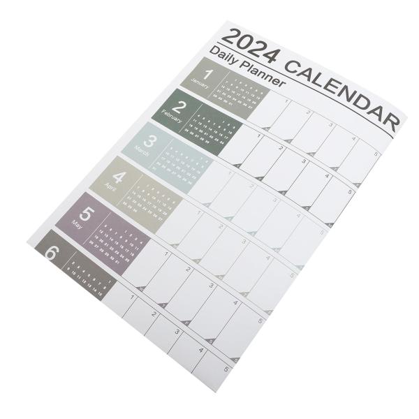 ・Vertical wall calendar--there are of blank spaces designed to write memo and record something, etc,wall planning calend...