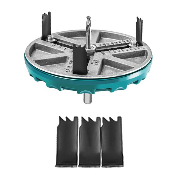 ・Superior Cutting Technology: The Multifunctional Universal Woodworking Hole Opener features a hard alloy cutting head m...