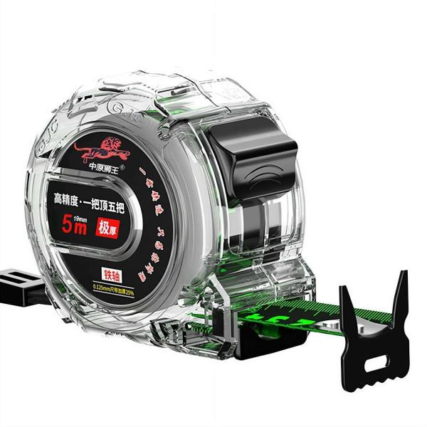 ・?? PREMIUM BUILD - This tape measure designed with a transparent PC casing and stainless steel measuring tape core, del...