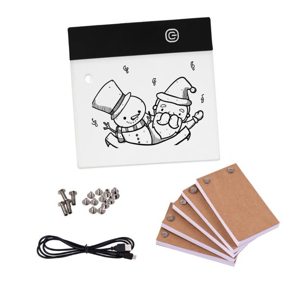 ・Start Your Own Cartoon: The Flip Book Kit includes a mini LED light pad for drawing and tracing, providing you with 5 f...