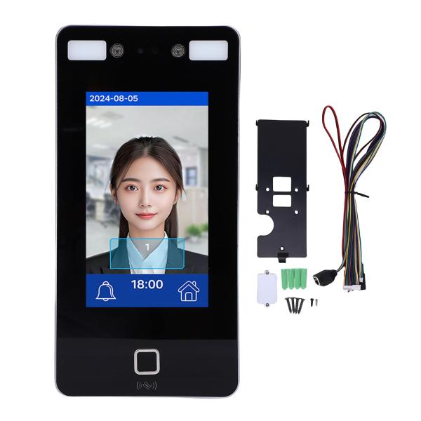 ・High Security Performance: This biometric machine utilizes visible dynamic face recognition, incorporating binocular te...