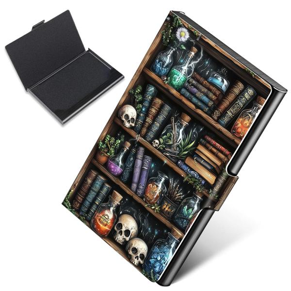 ・[ULTRA-SLIM ＆ POCKET FRIENDLY] Measuring only 3.7" x 2.3" x 0.3", this slim business card holder is designed for the mo...