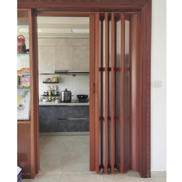 ・1,Honeycomb Invisible Sliding Door:Upgrade your space with our PVC Panel + Acrylic Glass Folding Door. Each panel measu...