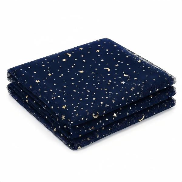 ・Dimensions And Material: Each package contains 1 roll of blue fabric, measuring 55" in width and 5 yards in length (140...