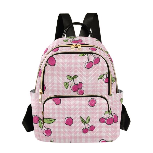 ・Size:The small size of the laptop backpack women is 10.23x5.1x12.59 inches,the medium size is 11.41x6.1x14.17 inches,an...