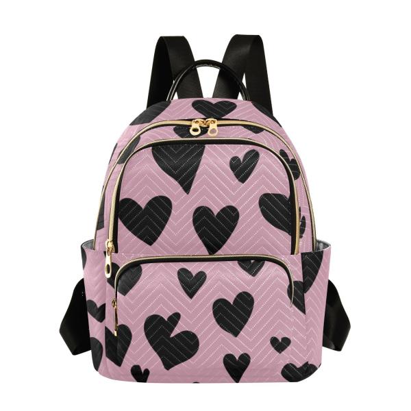 ・Size:The small size of the laptop backpack women is 10.23x5.1x12.59 inches,the medium size is 11.41x6.1x14.17 inches,an...