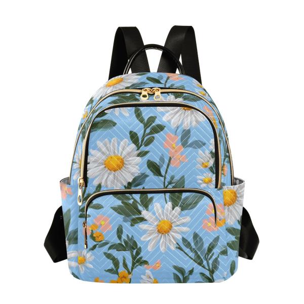・Size:The small size of the laptop backpack women is 10.23x5.1x12.59 inches,the medium size is 11.41x6.1x14.17 inches,an...