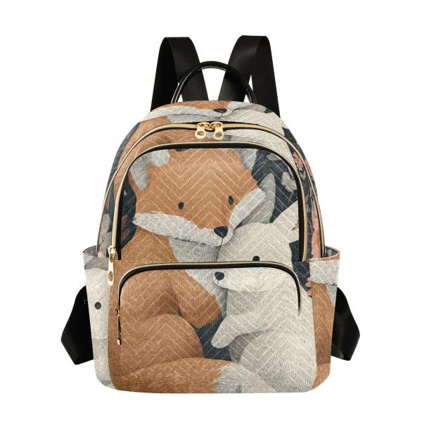 ・Size:The small size of the laptop backpack women is 10.23x5.1x12.59 inches,the medium size is 11.41x6.1x14.17 inches,an...