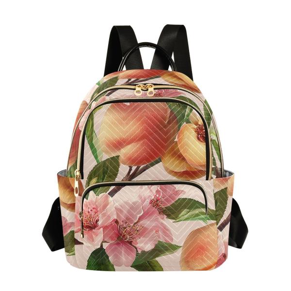 ・Size:The small size of the laptop backpack women is 10.23x5.1x12.59 inches,the medium size is 11.41x6.1x14.17 inches,an...