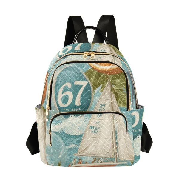 ・Size:The small size of the laptop backpack women is 10.23x5.1x12.59 inches,the medium size is 11.41x6.1x14.17 inches,an...
