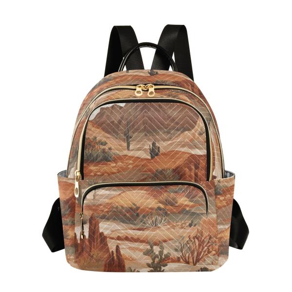 ・Size:The small size of the laptop backpack women is 10.23x5.1x12.59 inches,the medium size is 11.41x6.1x14.17 inches,an...