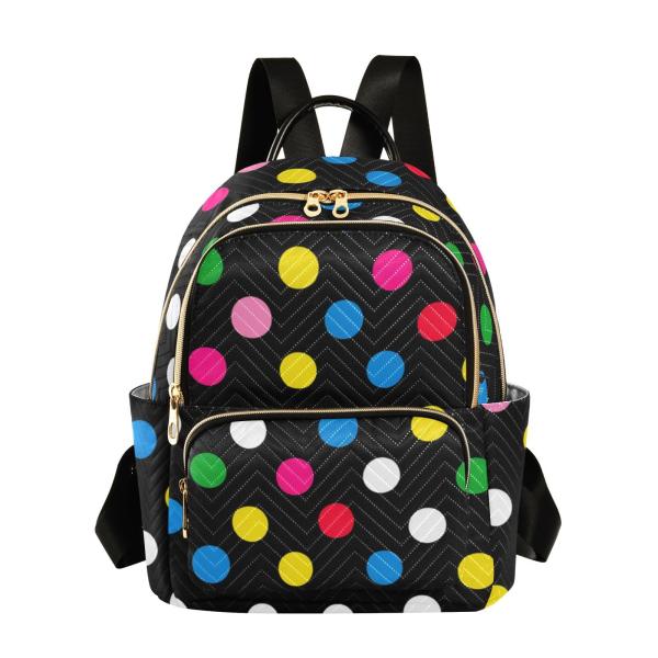 ・Size:The small size of the laptop backpack women is 10.23x5.1x12.59 inches,the medium size is 11.41x6.1x14.17 inches,an...