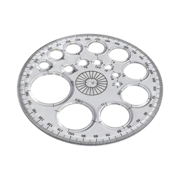 ・【Versatility】Round , enables 360 degree angle measurement, ideal for various design and drafting needs・【Size】The compac...