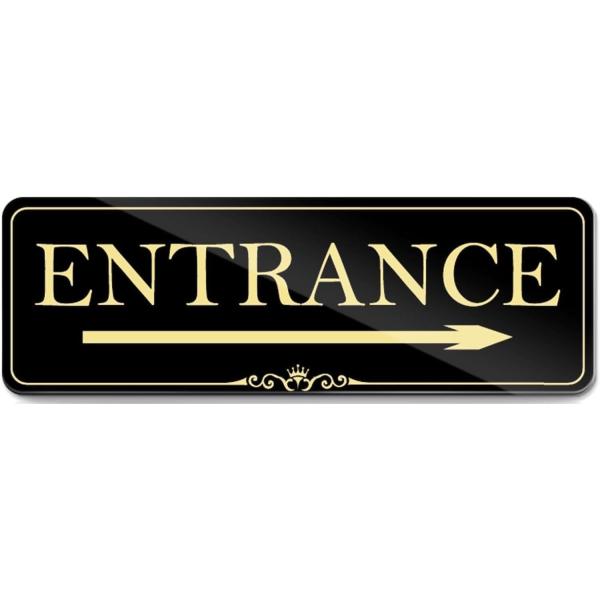 ・【Optimal Size ＆ Durable Acrylic Construction】：Crafted from 2mm thick, durable acrylic plastic, this 3x10 inch sign offe...