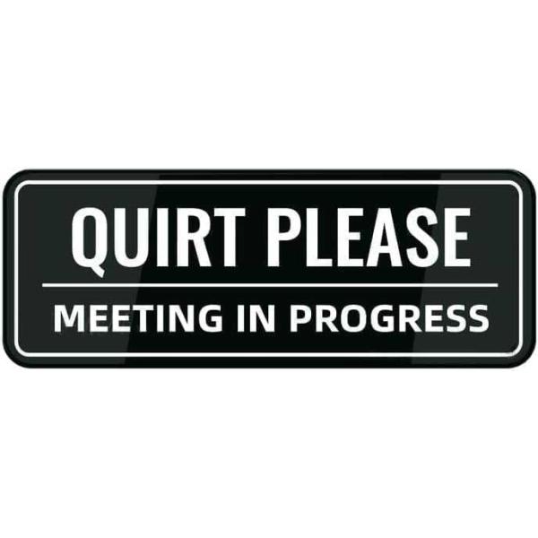 ・【Optimal Size ＆ Durable Acrylic Construction】：Crafted from 2mm thick, durable acrylic plastic, this 3x10 inch sign offe...
