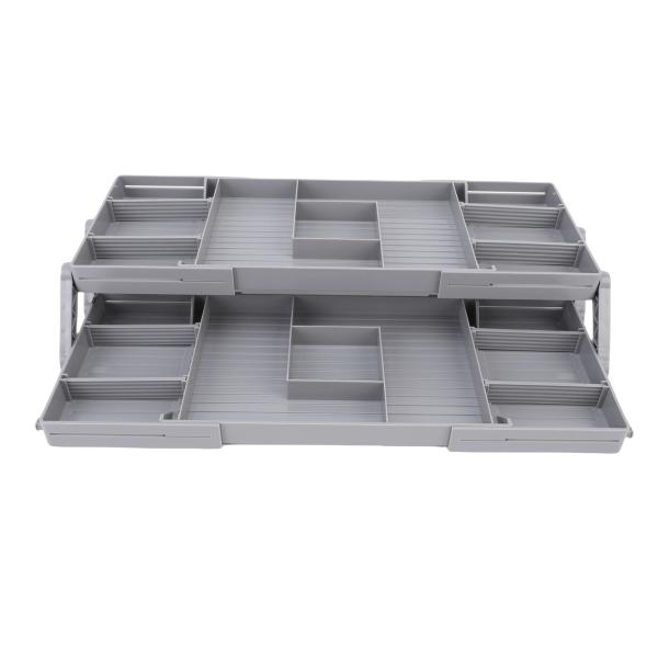 ・[Foldable and Portable Design] This drawer organizer features a clever foldable design, making it easy to store and car...