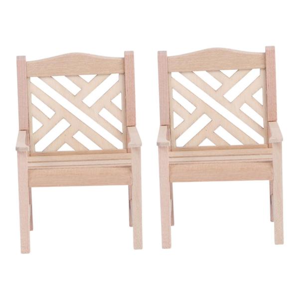 ・Miniature chair for figurines--suitable for home decoration, miniature landscaping scene, mini house or any other place...