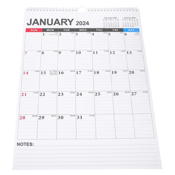 ・Wall calendar--the wall hanging calendar is space-saving, and can be hung on anywhere easily and conveniently,appointme...
