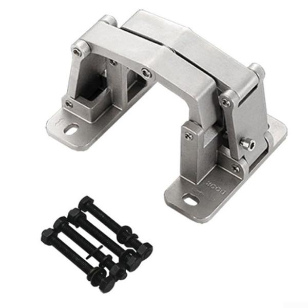 ・STAINLESS STEEL GARAGE DOOR HINGE: Heavy-duty 180° swing hinge built for stone, fire hydrant, and thick doors-supports ...
