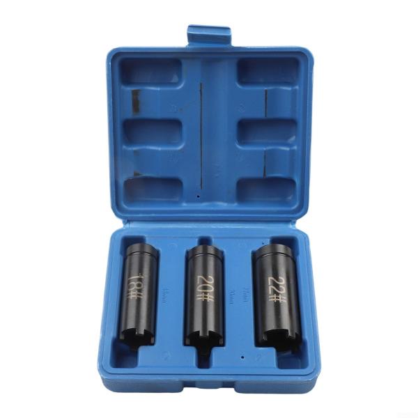 ・[COMPLETE SET INCLUDED] - This set contains 3 clutch nut socket wrenches in 18mm, 20mm, and 22mm sizes, providing versa...