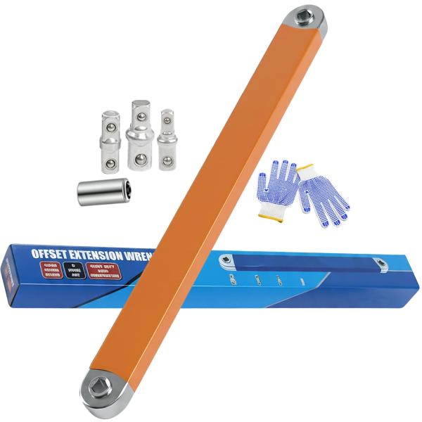 ・【Engineered for Extreme Confined Spaces】Tackle the most inaccessible bolts with precision. This specialized off set ext...