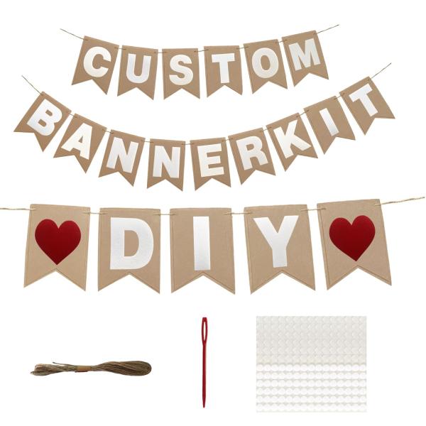 ・Fully Customizable DIY Banner Kit：Create your own message with this custom banner kit. The set includes 28 detachable f...