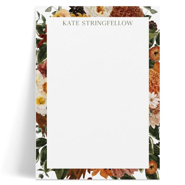 ・WHAT YOU GET WITH YOUR CUSTOM NOTEPAD: Price shown is for one personalized notepad - small (4.25 x 5.5 inches) with 50 ...