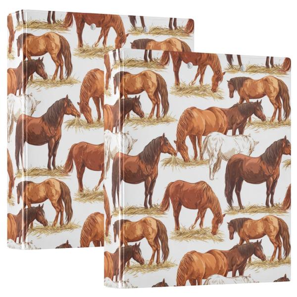 ・Quality Material: This firm 3 ring 1.5 inch binder is made of pvc laminated middle cardboard, this Binder's PVC exterio...