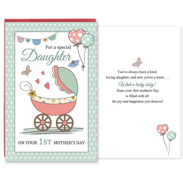 ・Written for a daughter on her first Mother's Day, this card shares the love, pride, and quiet support a parent feels wh...