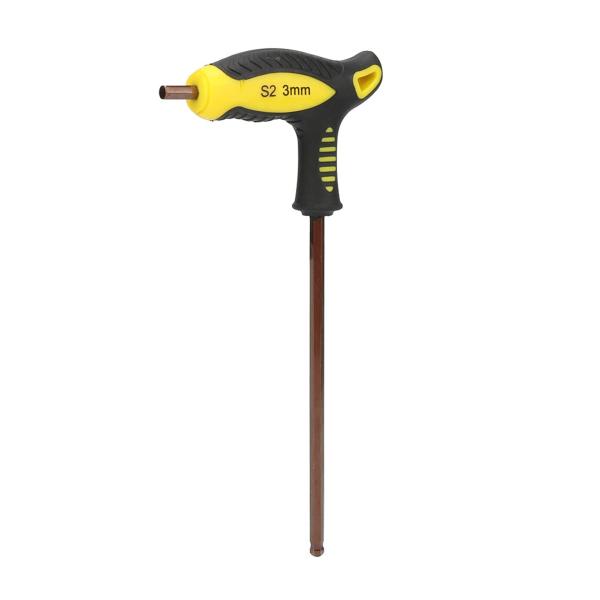 ・Premium Quality Material: Made from high-grade steel, this Ball Head T Shape Long Handle Hex Key Wrench ensures durabil...
