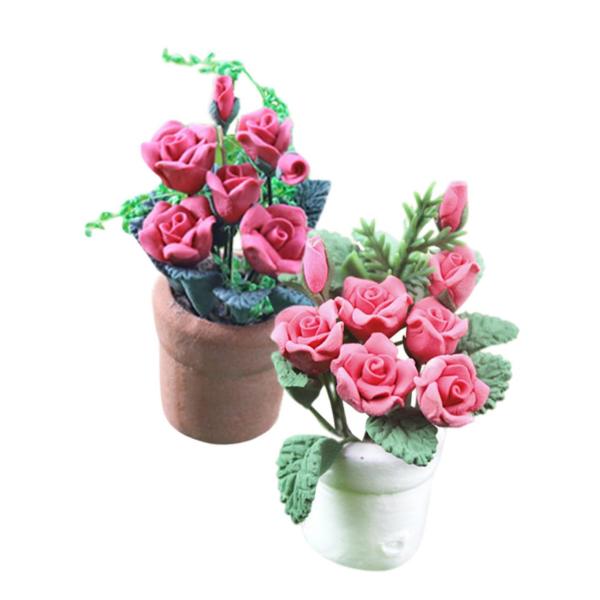 ・Dollhouse miniature flowers--it is easy and convenient to use, compact size, and easy to store when not in use,Mini Dec...