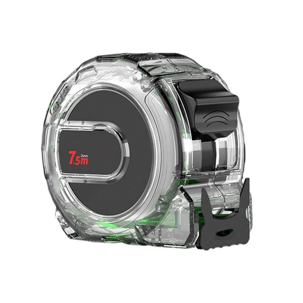 ・High-Visibility Design: The measuring tape features a fluorescent green coating for maximum contrast, ensuring clear re...