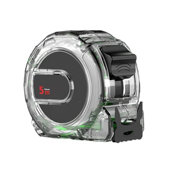 ・Enhanced Low-Light Use: The fluorescent green measuring tape provides excellent contrast, enabling users to read measur...