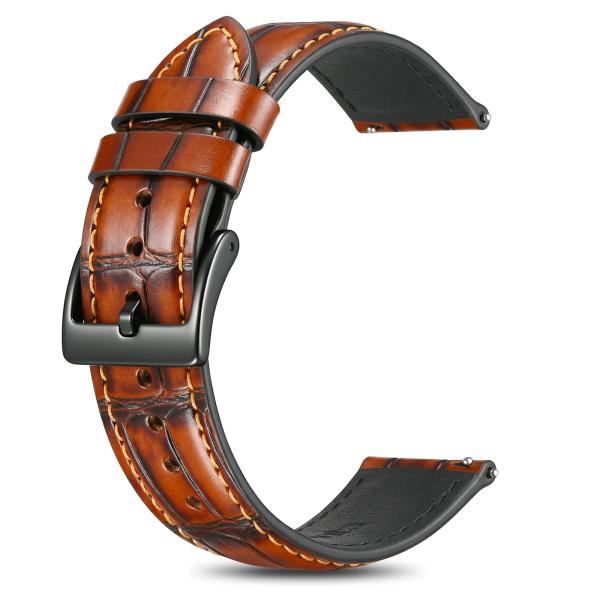 ・【Genuine Alligator-Embossed Leather】Crafted with premium genuine leather featuring an elegant alligator texture, this w...