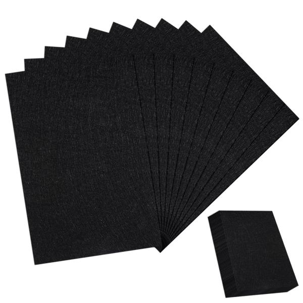 ・Package Contents: This set comes with a total of 10 sheets of premium black felt paper. Whether you're working on small...