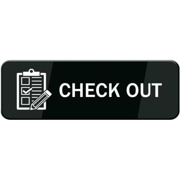 ・【Optimal Size ＆ Durable Acrylic Construction】：Crafted from 2mm thick, durable acrylic plastic, this 3x10 inch sign offe...