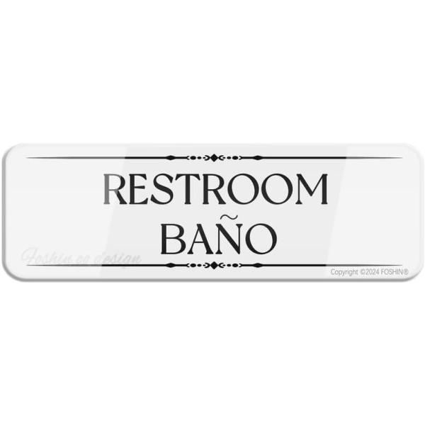 ・【Optimal Size ＆ Durable Acrylic Construction】：Crafted from 2mm thick, durable acrylic plastic, this 3x10 inch sign offe...