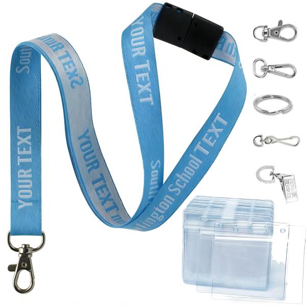 ・? Custom Lanyard - Where luxury meets personalization. Featuring an exclusive edge design that elevates the strap with ...