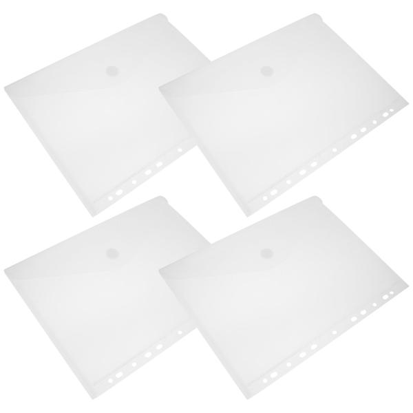 ・Plastic envelopes for documents--large capacity, a4 size design, will keep your documents in good condition, some impor...