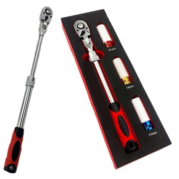 ・Features a durable 72-tooth gear mechanism for a precise 5-degree swing arc, allowing efficient operation in tight and ...