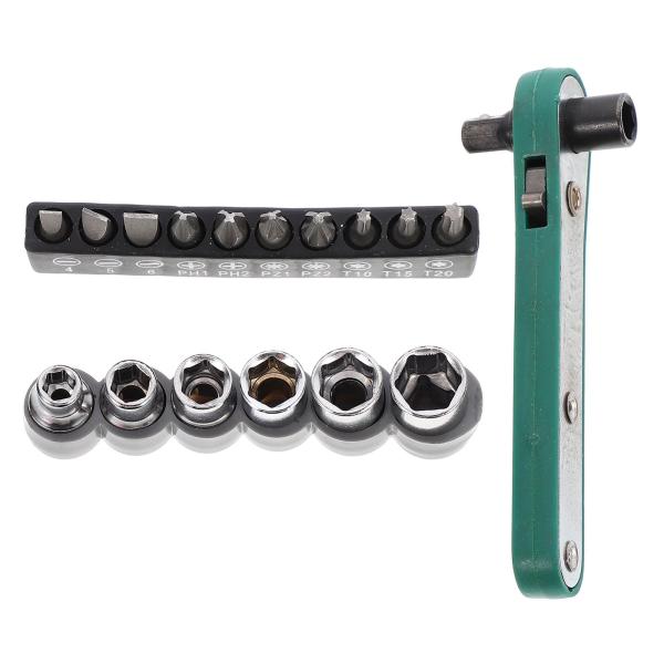 ・Wrench kit--made of sturdy and durable steel material, it will not be easily damaged or broken,ratchet tool ratchet com...