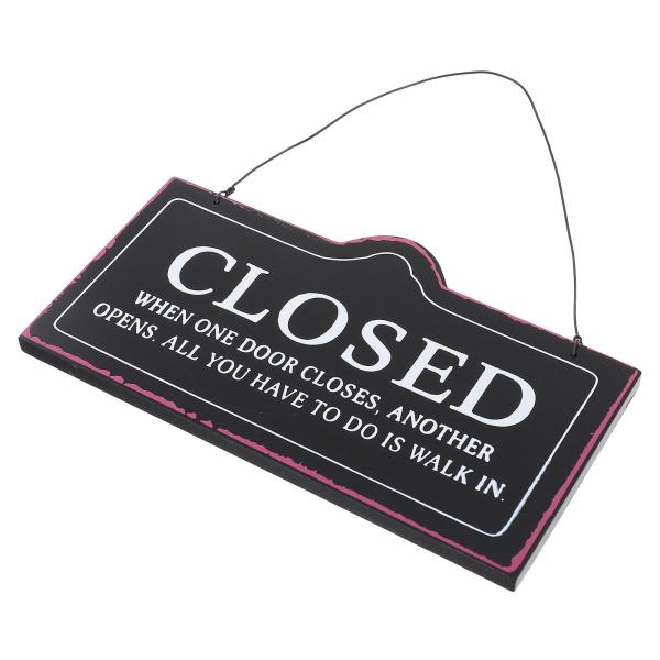 ・Shop door signs--it is made with craftsmanship, with delicate appearance, fine texture, not easy to damage, and durable...