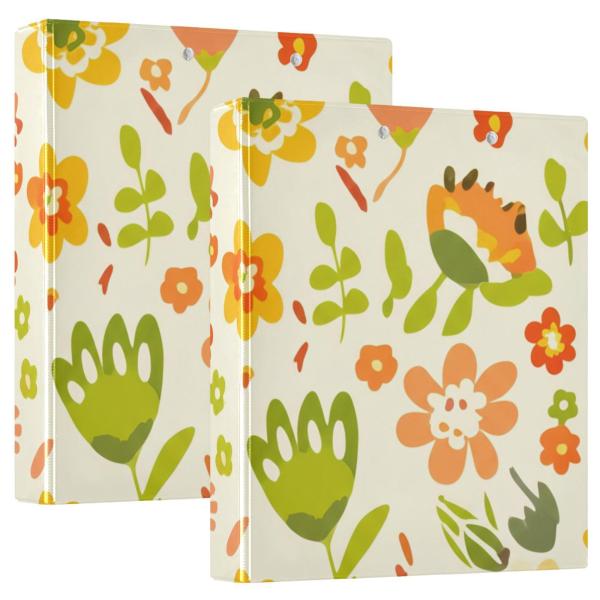 ・Quality Material: This firm 3 ring 1.5 inch binder made of thick cardboard and PVC, the surface is waterproof, easy to ...