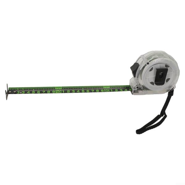・[VISIBLE IN LOW LIGHT CONDITIONS] The stainless steel tape measure comes with a fluorescent coating that ensures visibi...