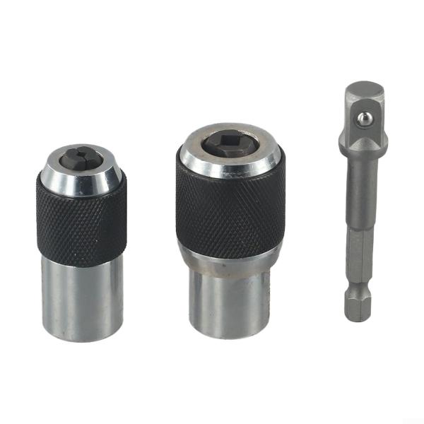 ・【Adjustable Tap Sockets】Includes two tap sockets, adjustable to fit #6-1/4" Taps and 1/4"-1/2" Taps, providing convenie...