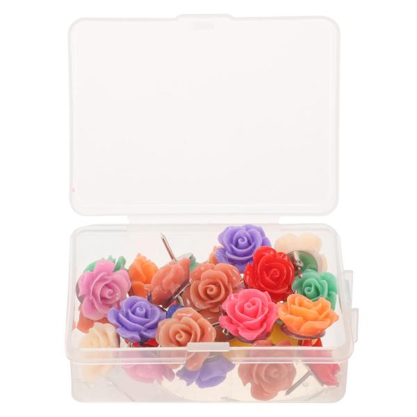 ・Flower push pins:made of , and long-time use a good choice for you,Multi-function Rose Tacks・Flower push pin:bright col...