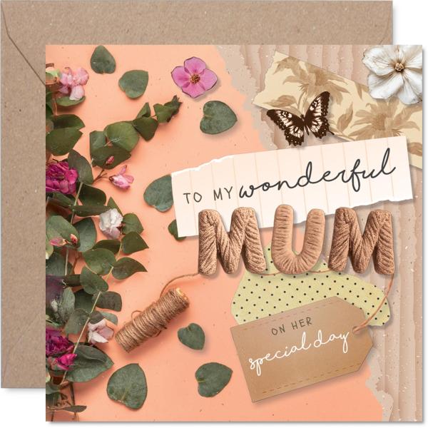 ・Touches the heart with its loving message and delicate butterfly perched amongst the gentle florals, perfect for showin...