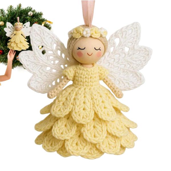 ・BEGINNER-FRIENDLY KIT: Complete crochet set designed for beginners, making it easy to learn and create handmade angel o...