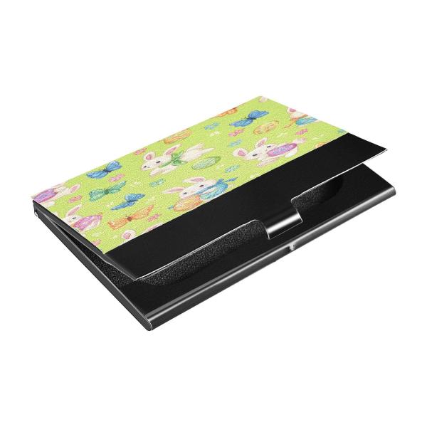 ・STURDY AND DURABLE: Our business card holder make of stainless steel ＆ PU leather. It's not easy to leave fingerprints....